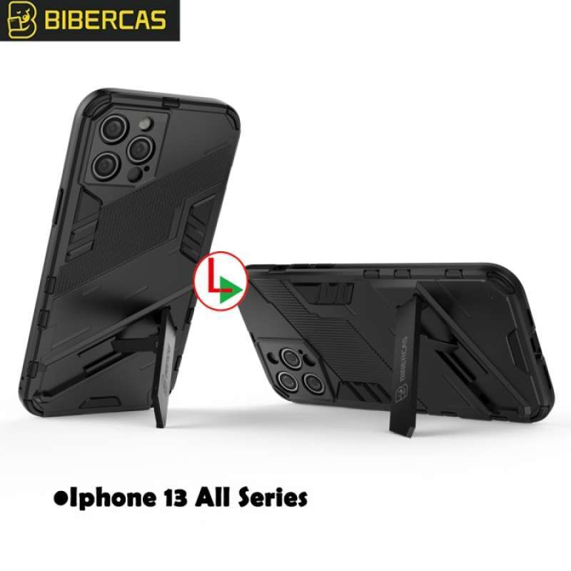 Promo Iphone 13 All Series Case Armored with Standing BIBERCAS ...