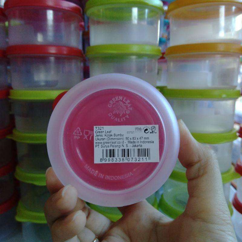 Jual Seal Ware Seika 7321 / Kotak Bumbu Plastik Green Leaf Di Seller ...