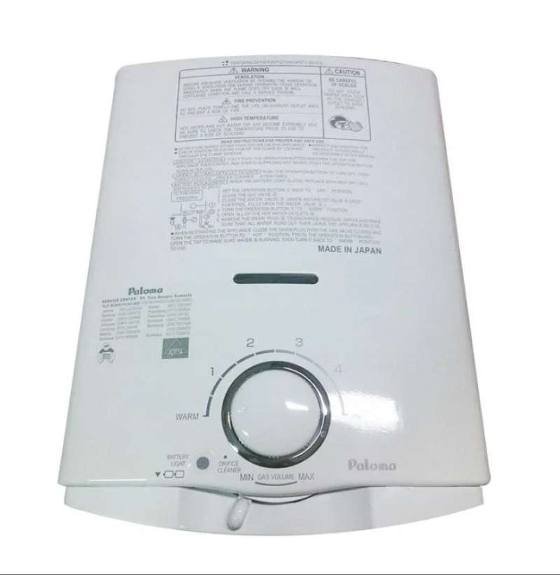 Jual Paloma Water Heater Gas PH-5RX Pemanas Air Gas PH 5 RX di Seller Buana Electronic - Kota ...
