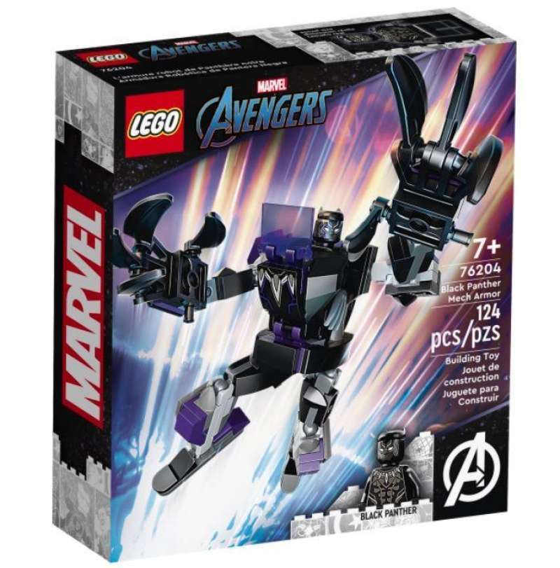 Promo Lego 76204 SuperHeroes Black Panther Mech Armor mainan anak ...