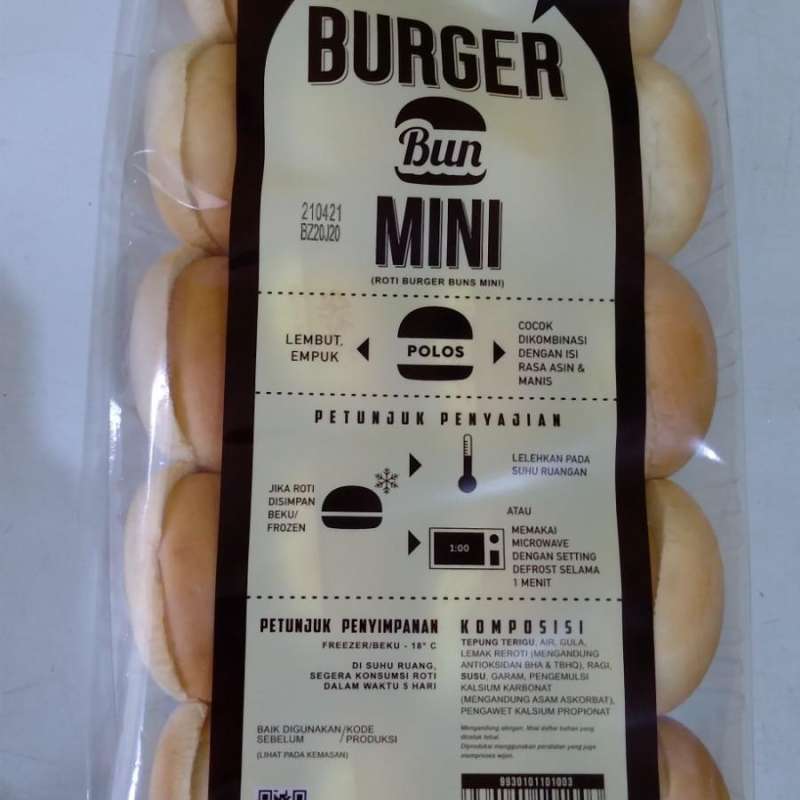 Jual Bernardi Burger Bun Mini 20 Pcs Di Seller Diva Durian Froozen Food ...