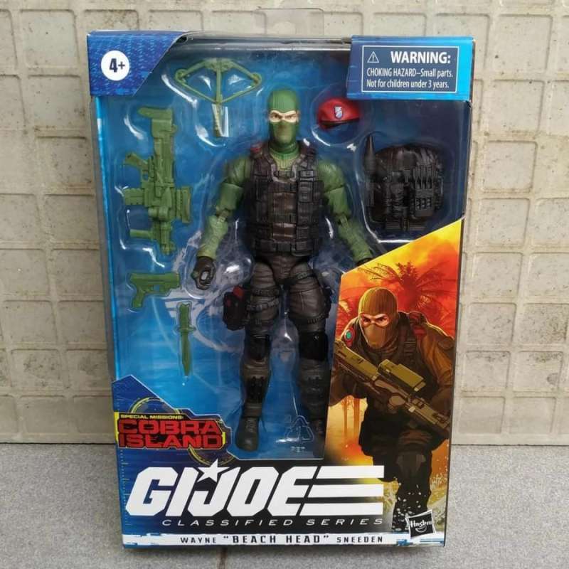 Jual GI-JOE GIJOE CLASSIFIED SERIES COBRA ISLAND BEACH HEAD WAYNE ...