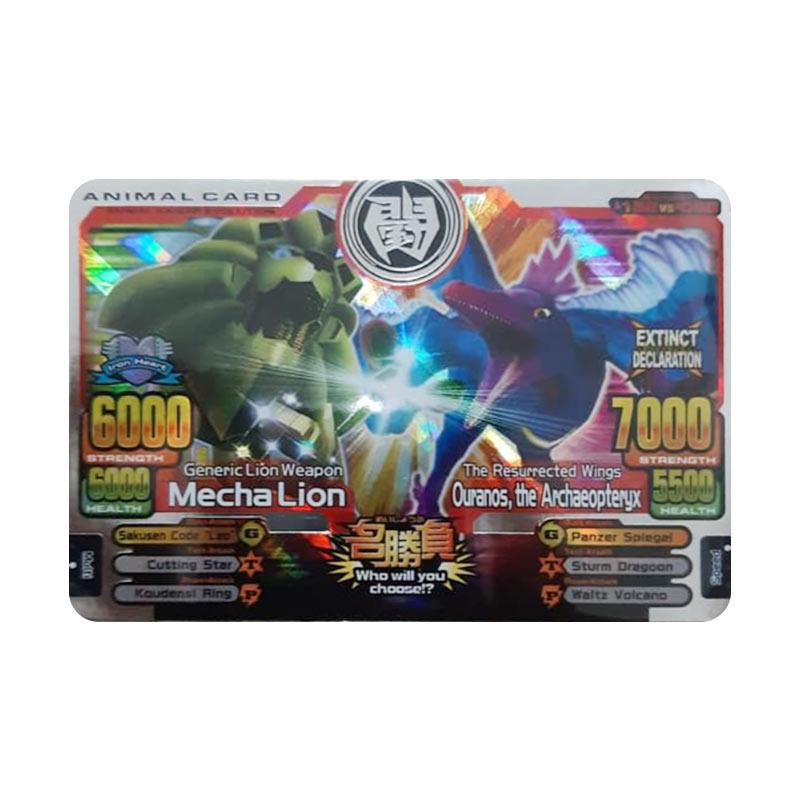Jual Animal Kaiser Silver Mecha Lion Vs Ouranos Evo 8dx Mainan Kartu Di ...