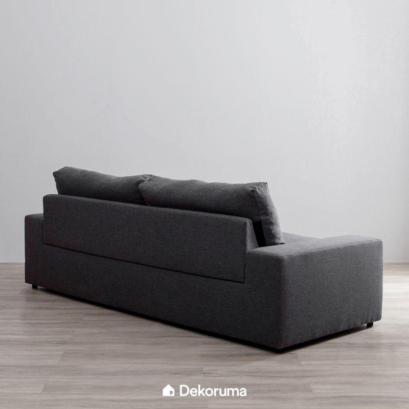 Jual Dekoruma Michi Kursi Sofa Ruang Tamu Minimalis 3 Seater - ABU ...