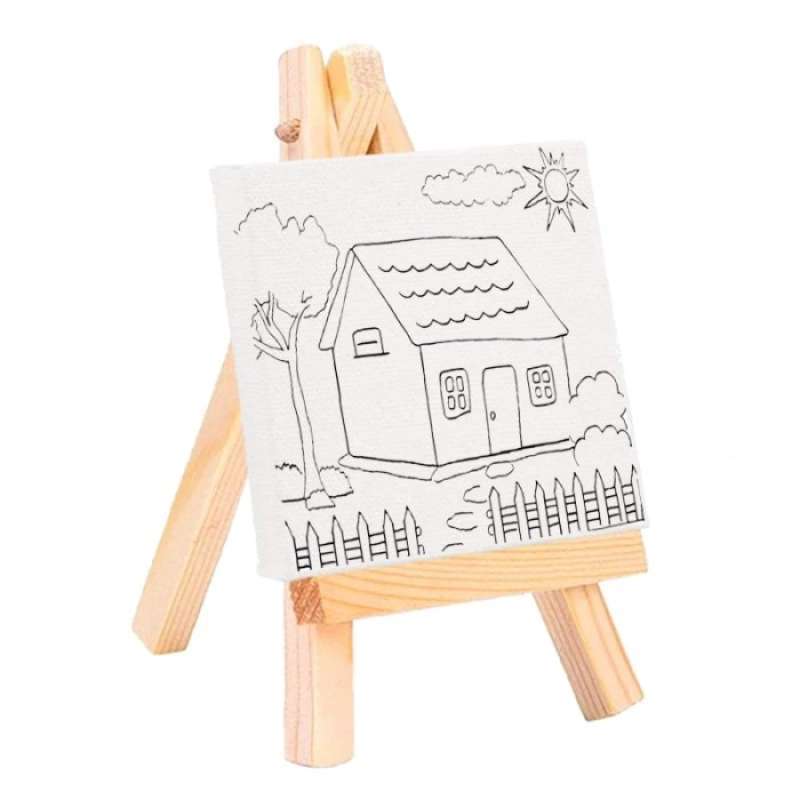 Jual KANVAS LUKIS MINI SKETSA / DISPLAY MINI EASEL - 10X10 - SKETSA ...