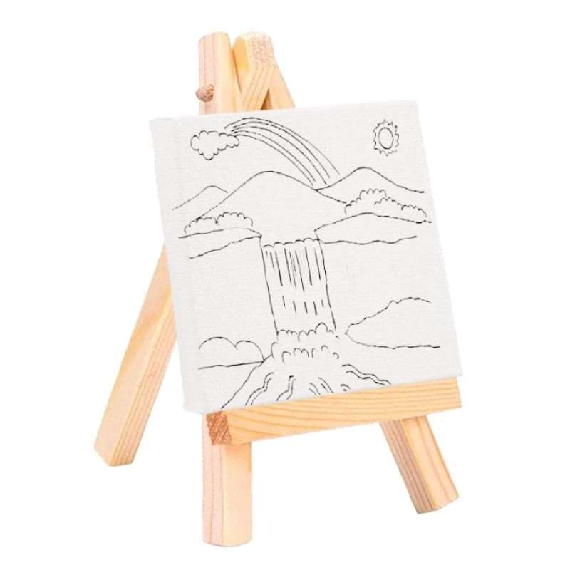 Jual KANVAS LUKIS MINI SKETSA / DISPLAY MINI EASEL - 10X10 - SKETSA ...