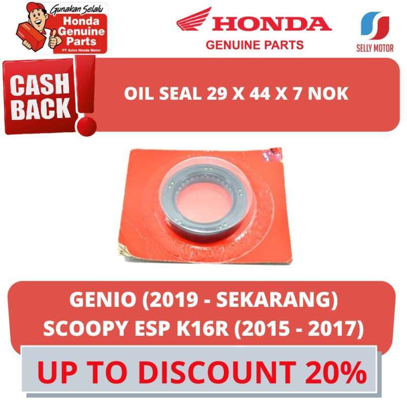 Jual Oil Seal 29 X 44 X 7 Nok ( Seal Roda Belakang ) Beat Esp, Vario ...