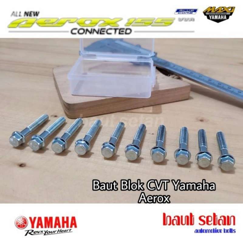 Jual Baut Fullset Blok Cvt Yamaha Aerox 155 original di Seller Devil Bolts - Parung, Kab. Bogor ...