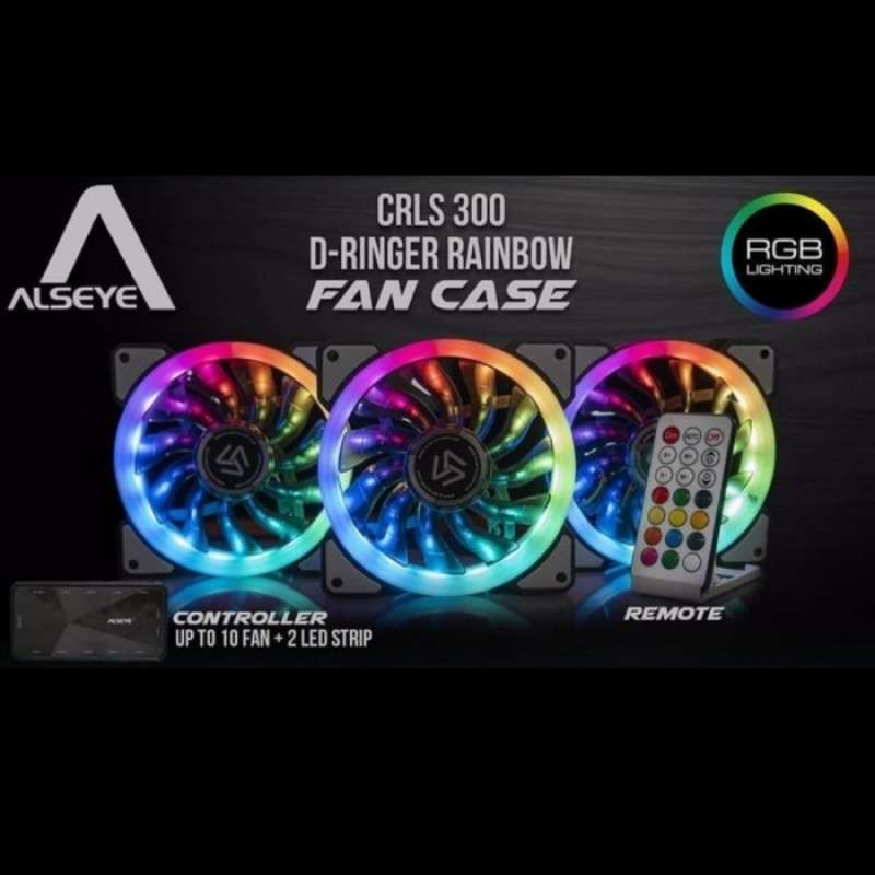 Promo Paket Hemat Fan Casing Rgb (3x Fan + 1x Controller) Rgb Fan Case ...