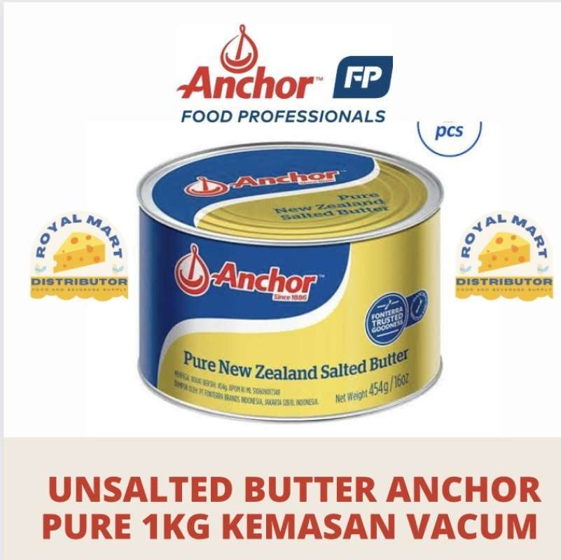 Jual anchor unsalted butter pure 1kg di Seller ROYAL FOOD DISTRIBUTOR ...