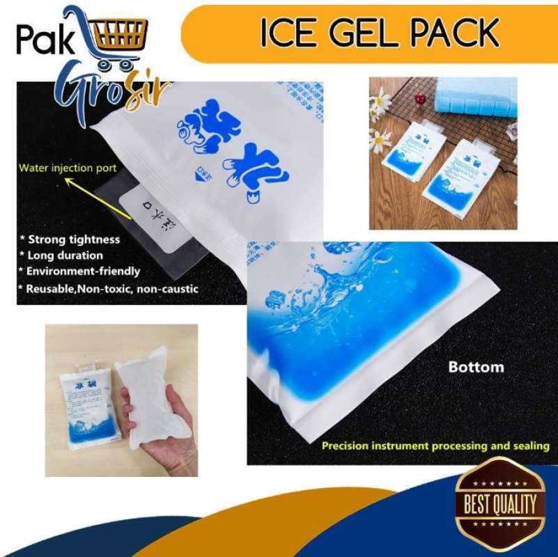Jual Ice Gel Pack 200 Ml Blue Cool Jelly Cooler Kantong Air Es ...