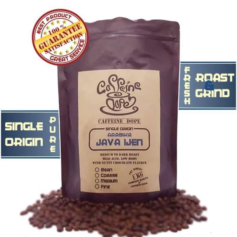 Jual Kopi Arabika Java Ijen 1 Kg Single Origin Bean/Biji & Ground/Bubuk - Coarse di Seller ...