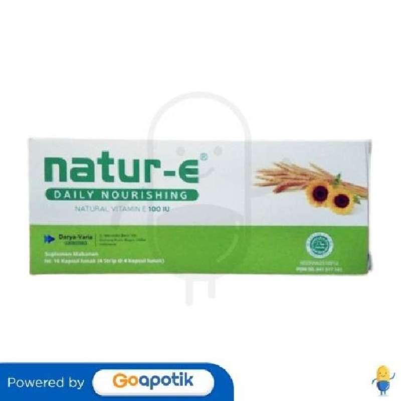 Jual NATUR-E NATURAL VITAMIN E 100 IU BOX 16 KAPSUL di Seller Cv ...