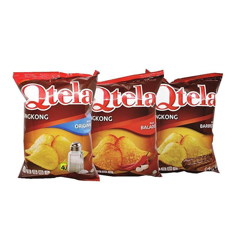 Promo QTELA - Keripik SINGKONG - 60gr Diskon 12% di Seller cemilan4u ...