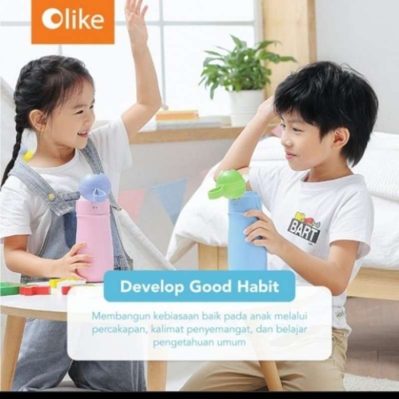 Jual Olike Smart Bottle Kids Original / Botol Minum Pintar Pengingat di ...