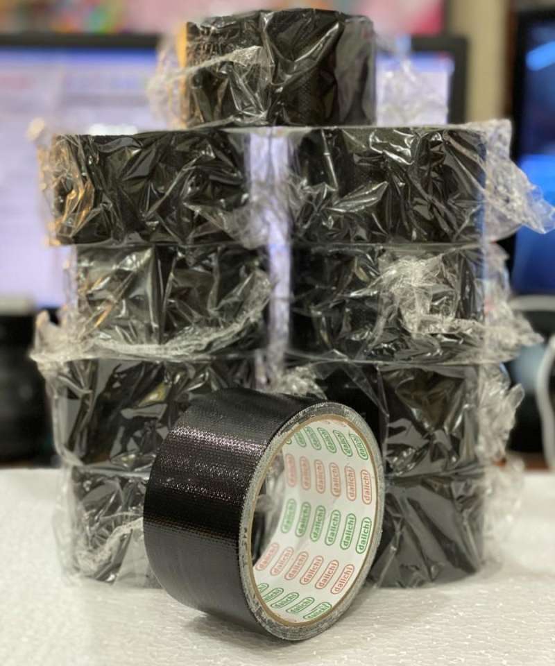 Jual Cloth Tape Lakban Kain Hitam 2 inch Atau 48 mm x 5 meter di Seller ...
