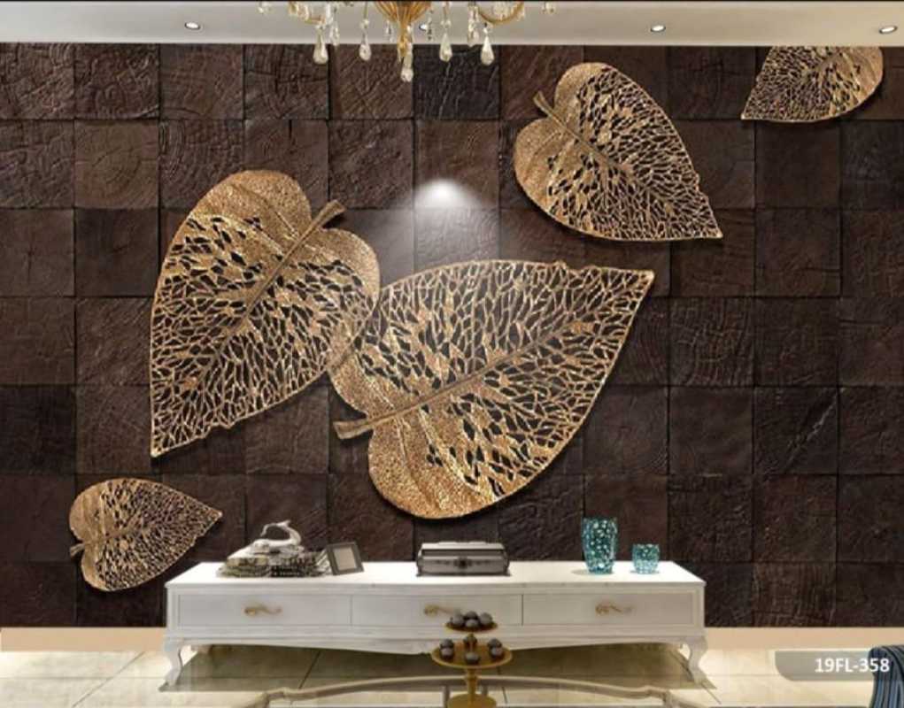 Jual Wallpaper Custom 3D / Gambar Dan Ukuran Bebas /Wallpaper Bunga 3D ...