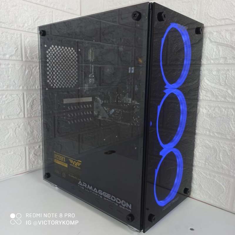 Jual Armaggeddon Nimitz TR1100 3 Fan & PSU 235fx mATX Gaming Case ...