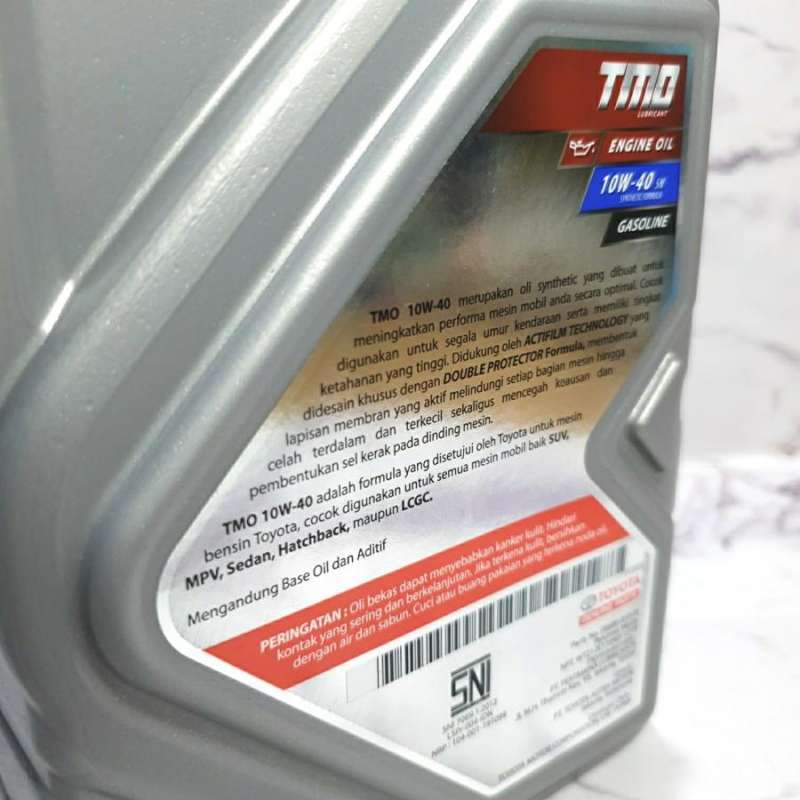Jual All New Barcode! Toyota Motor Oil/ Tmo Biru 10w-40 1 Liter (oli ...