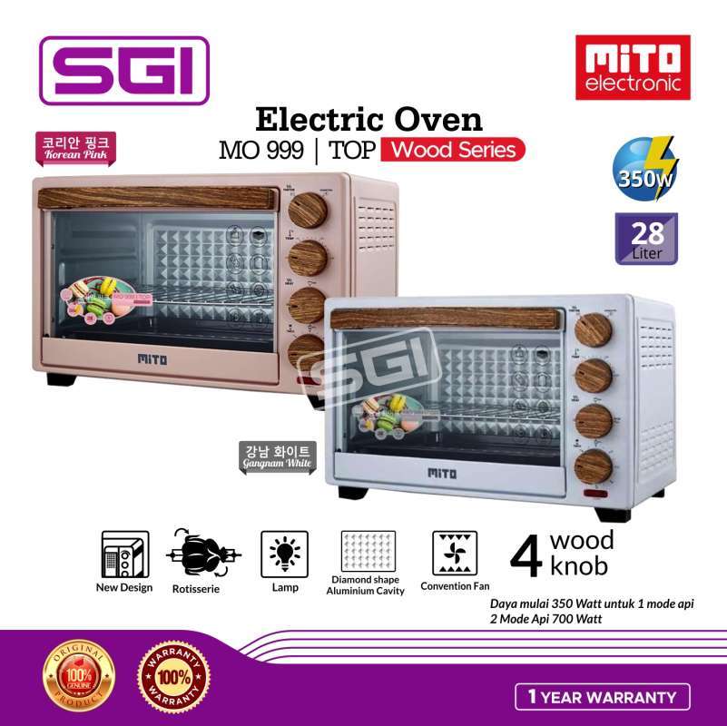 Promo Oven Listrik Mito MO-999 TOP 28 Liter - Electric Oven MITO MO999 ...