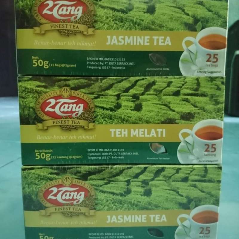 Jual Teh 2 Tang Celup Jasmine 1pak (isi 25 Sachet ) Di Seller Umkm ...