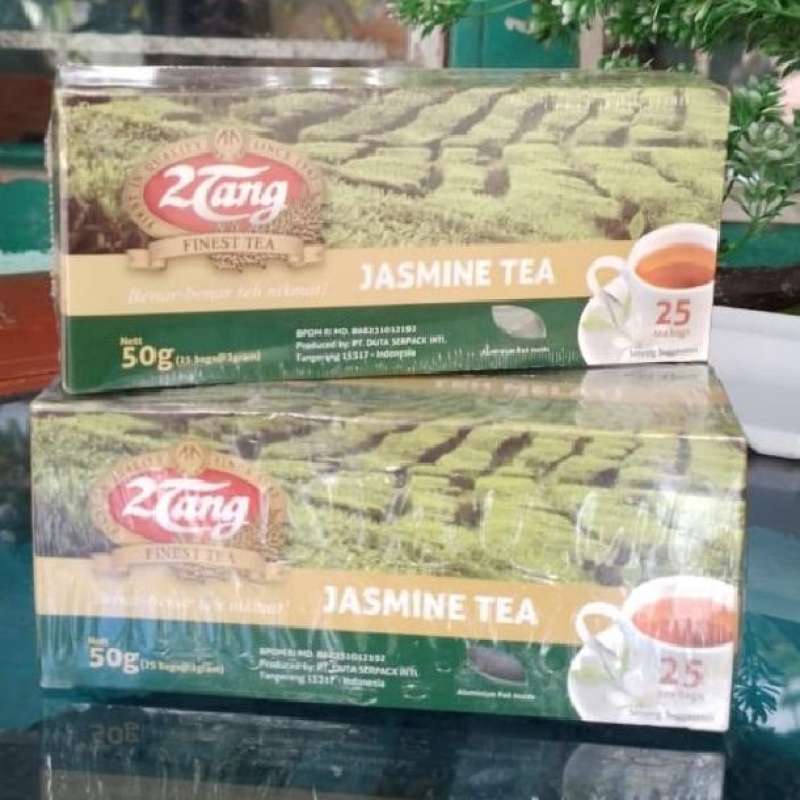 Jual Teh 2 Tang Celup Jasmine 1pak (isi 25 Sachet ) Di Seller Umkm ...