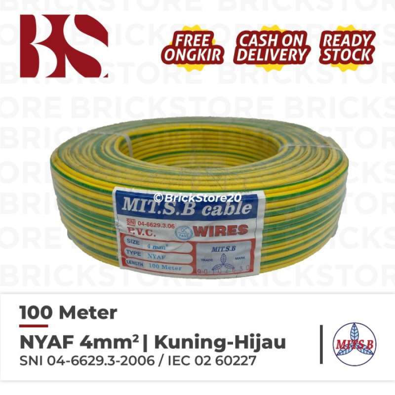 Promo Kabel Listrik Serabut Mitsuba Nyaf 4mm 100meter Diskon 10% Di Seller Jamil Store ...