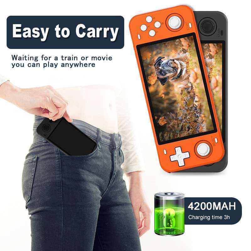 Jual 2022 New Powkiddy RGB10 Max 5.0Inch Retro Open Source System ...