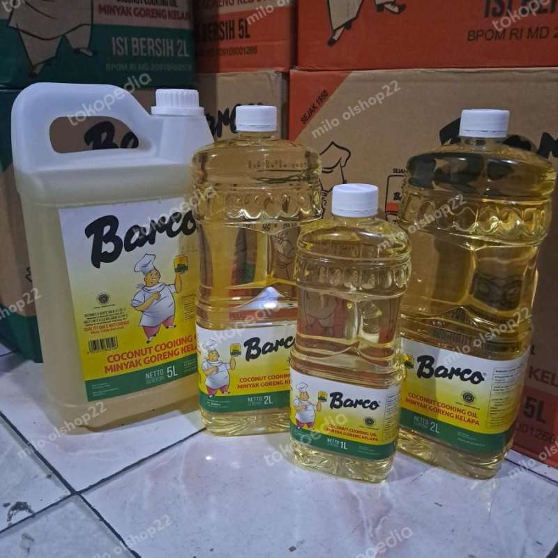 Promo Minyak Goreng Barco Paket 10liter. (5liter.2ltr 2btl.1ltrbtl 1 ...