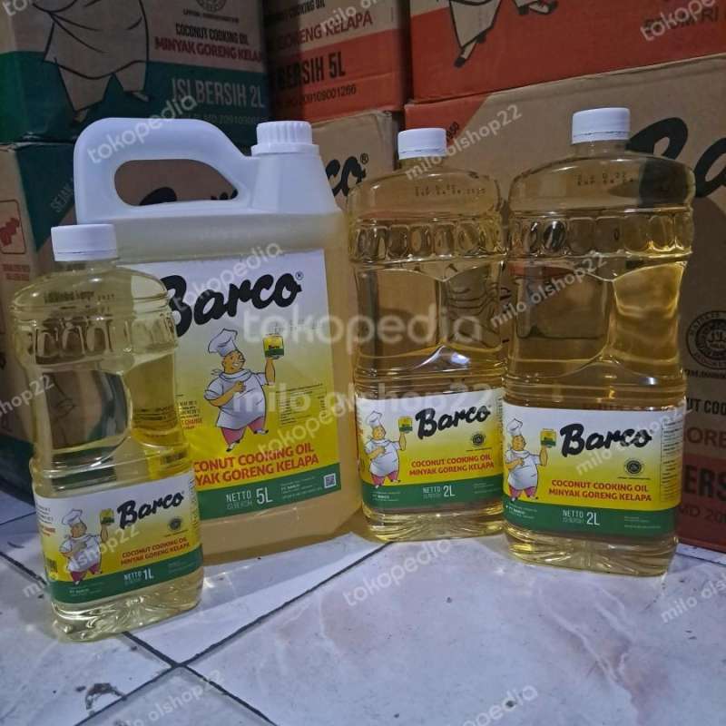Promo Minyak Goreng Barco Paket 10liter. (5liter.2ltr 2btl.1ltrbtl 1 ...