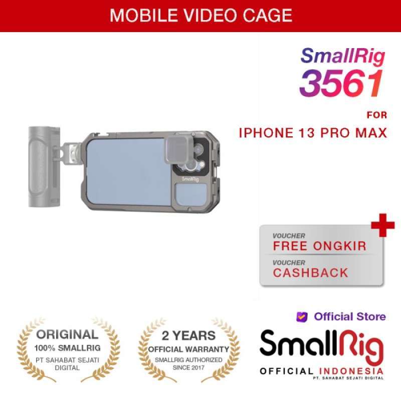 Promo Smallrig Mobile Video Cage For Iphone 13 Pro Max 3561 Diskon 10% ...