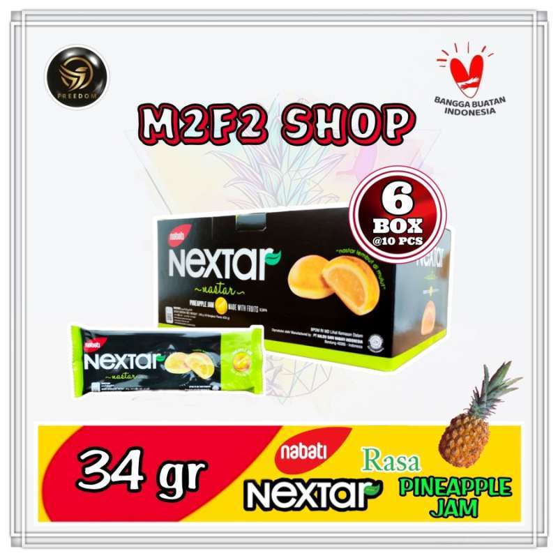 Jual Nabati Nextar Nastar Pineapple Jam | Biskuit Kue Nanas - 34 gr ...