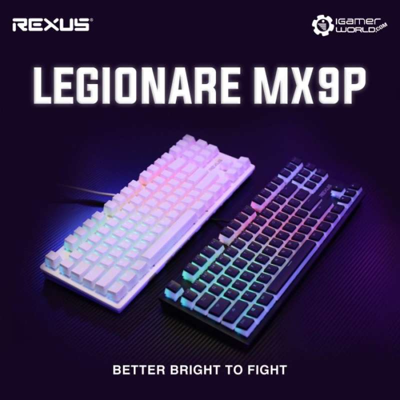 Jual Rexus Legionare MX9P / MX9 Pudding TKL Mechanical Gaming Keyboard ...