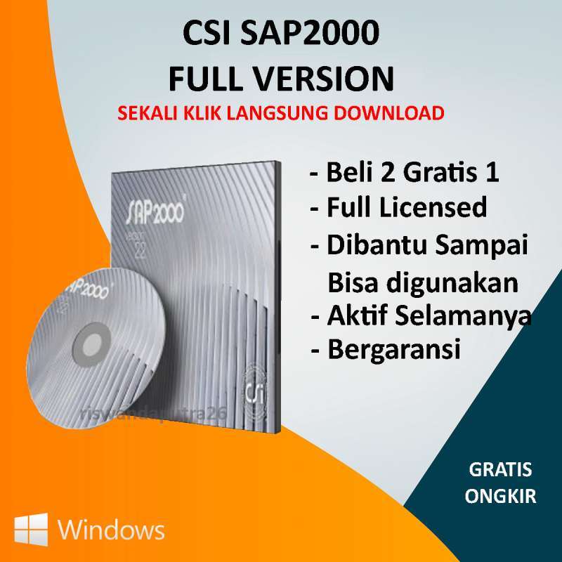 Promo CSI SAP2000 V22 di Seller waroenglink - Kota Bandung, Jawa Barat | Blibli