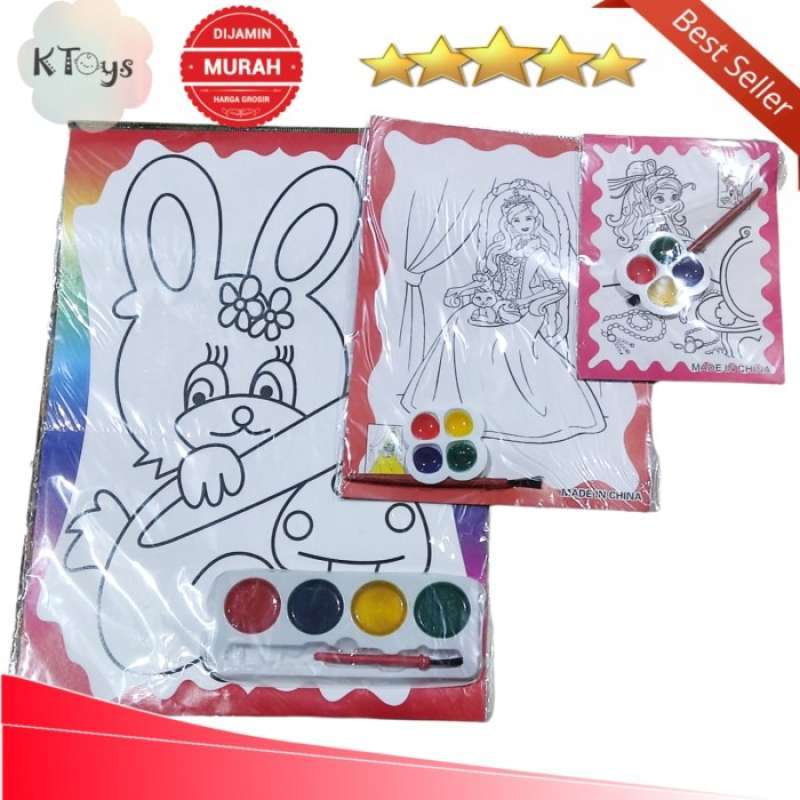 Promo GAMBAR MEWARNAI DENGAN CAT AIR MUDAH DAN PRAKTIS - L Diskon 5% di ...