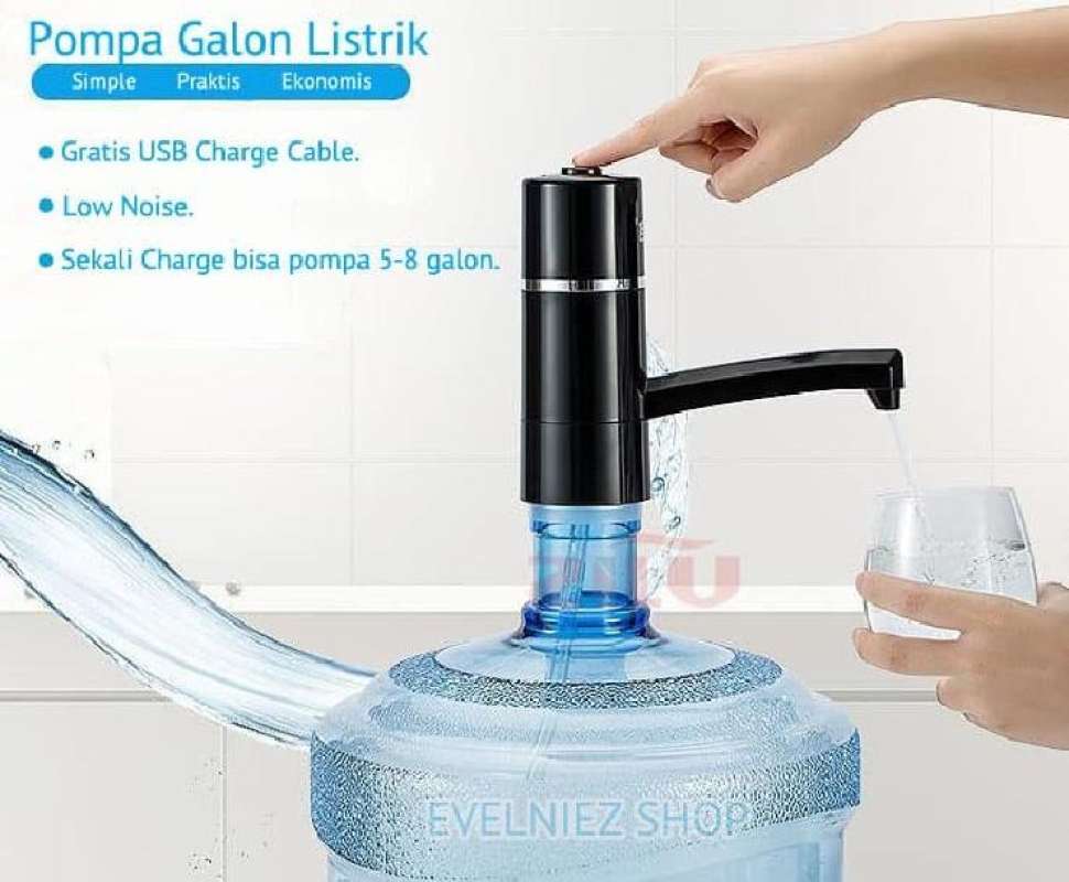 Jual Pompa Galon Listrik Pompa Galon Air Pompa Air Minum USB Charge ...