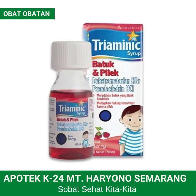 Jual Triaminic Batuk Pilek Sirup 60 ml - Obat Batuk Pilek Anak Dewasa ...