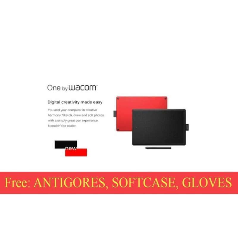 Jual One By Wacom Redwood Small CTL-472 CTL472 Creatve Pen Drawing ...