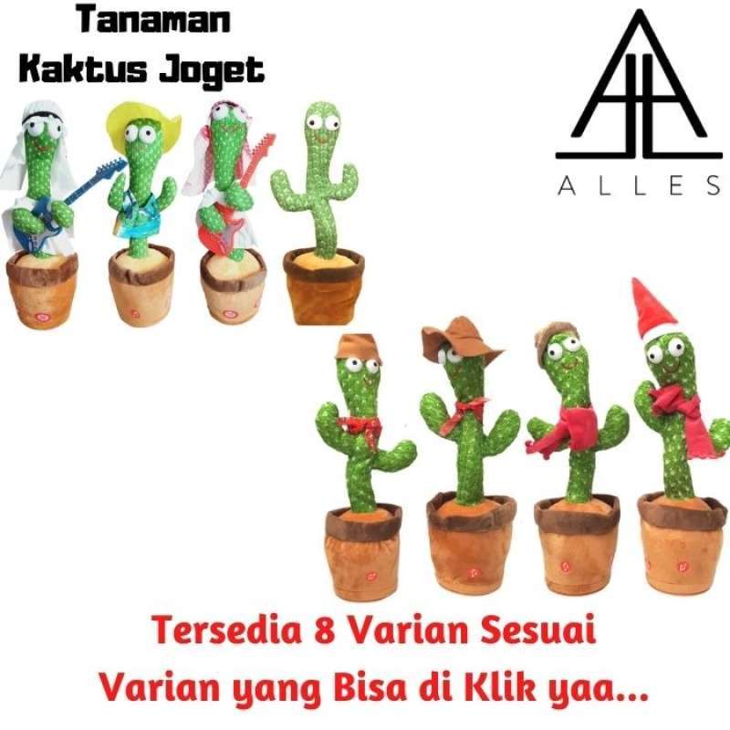 Promo Mainan Tanaman Kaktus Joget / Dancing Kaktus Viral Tiktok - Koboi ...