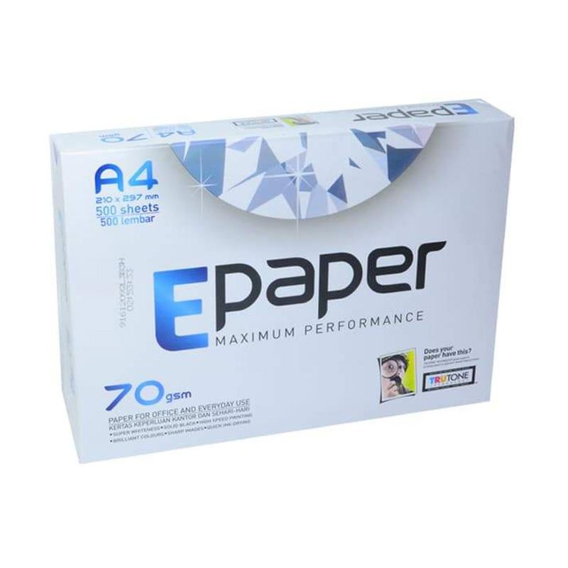 Jual E Paper A4 Paper Print Kertas Fotokopi [70 G/ Grab Rim] Di Seller ...