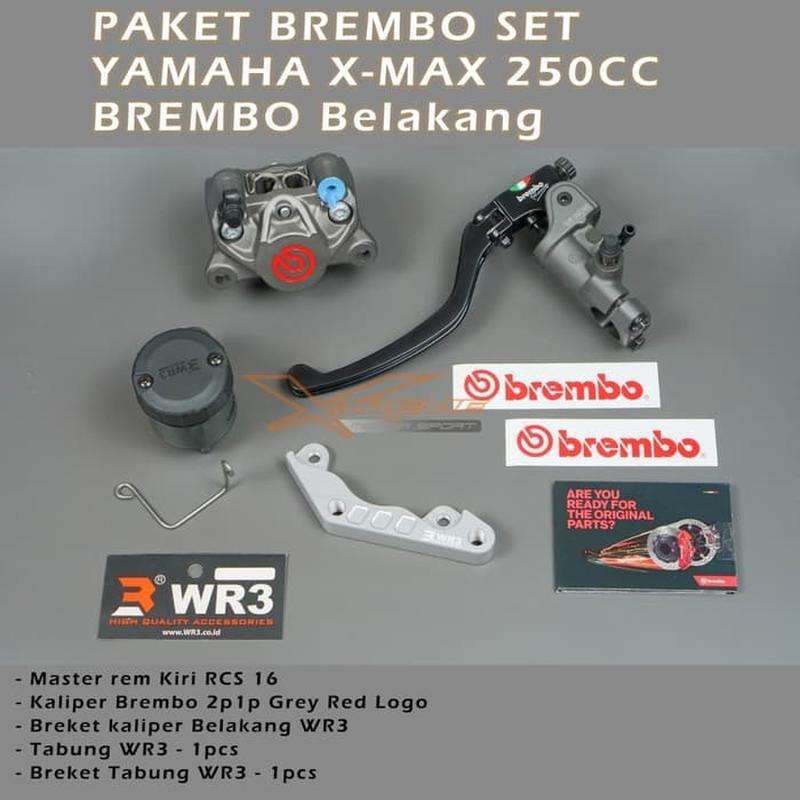 Jual Paket Brembo Set Belakang Yamaha Xmax 250 CC Brembo Set Original ...
