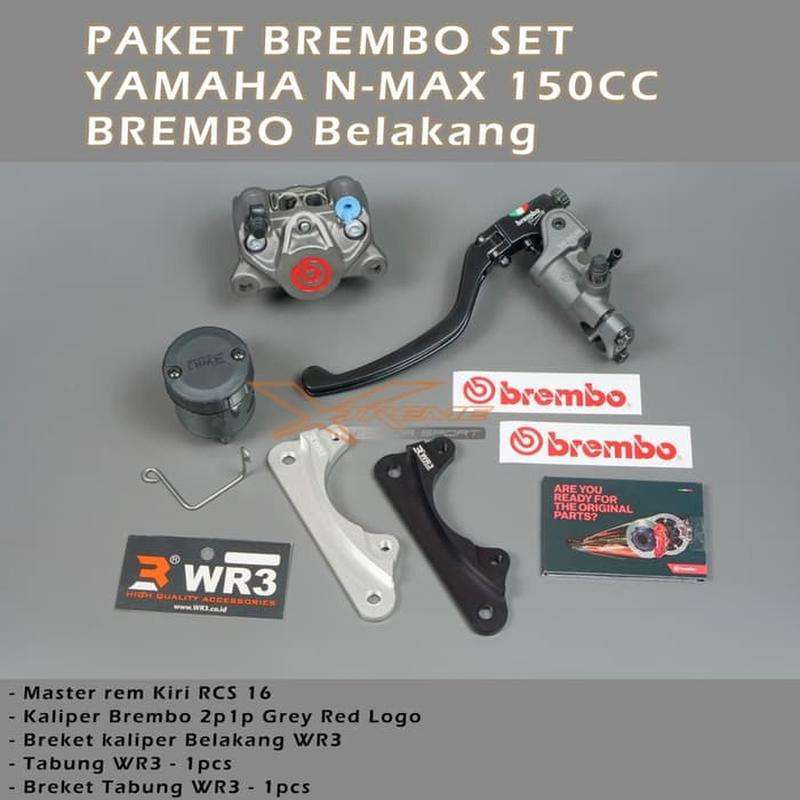 Jual Paket Brembo Set Belakang Yamaha Nmax 150 CC Brembo Set Original ...