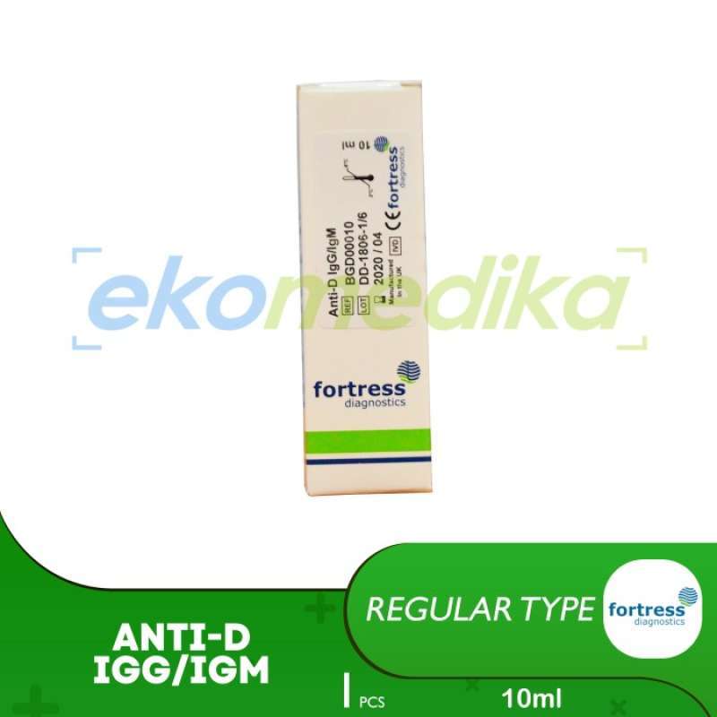 Promo Fortress Golongan Darah Anti D (Rhesus) 10Ml Diskon 17% di Seller ...