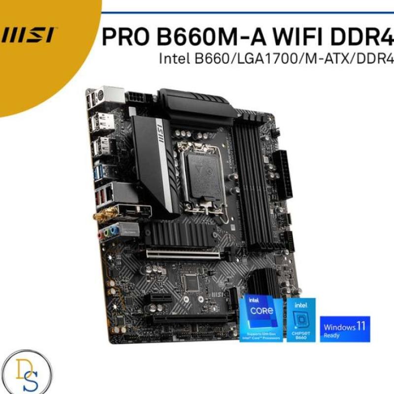 Jual MSI PRO B660M-A WIFI DDR4 Intel B660 LGA 1700 Micro ATX ...