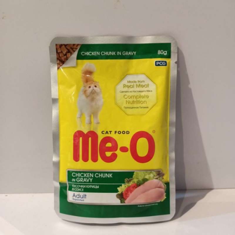 Jual MEO POUCH WET FOOD CHICKEN CHUNK IN GRAVY - MAKANAN KUCING di ...