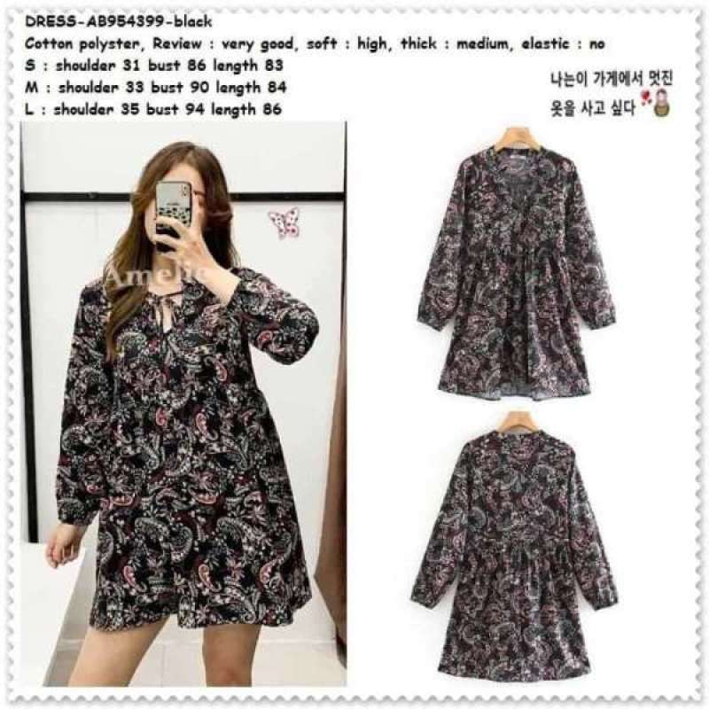 Jual Dress Batik Korea Model Terbaru & Kekinian - Harga Diskon Juni ...