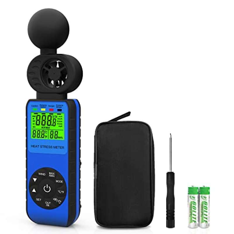 Promo 3 in 1 Anemometer Handheld Wind Speed Meter RQ-881W, Handheld ...