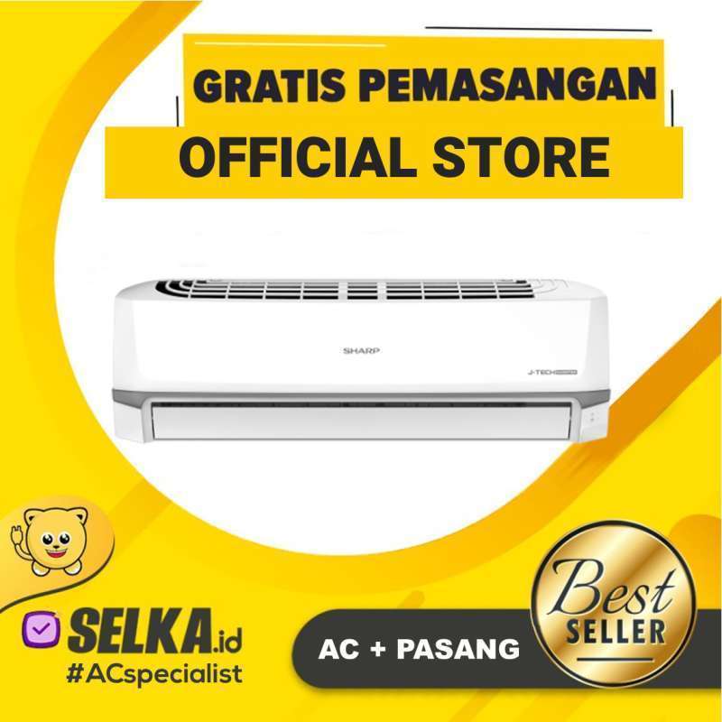 Jual AC SHARP AH-X10ZY +INSTALLASI [1 PK] INVERTER+PIPA +KABEL +BRACKET ...