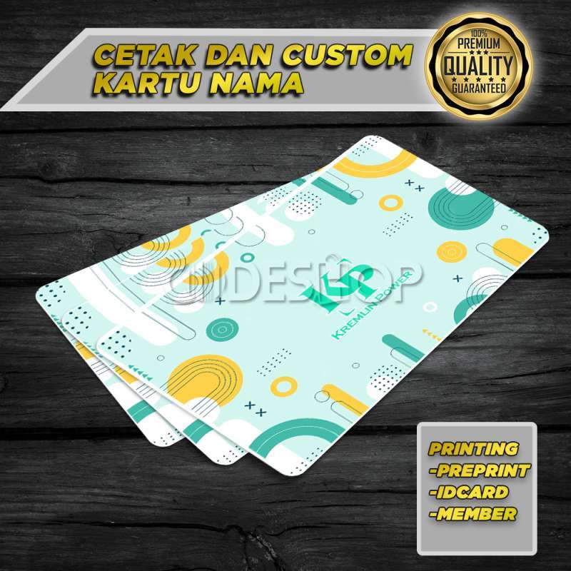 Jual Custom Kartu Nama Member Pre-Printed PVC Premium di Seller ...
