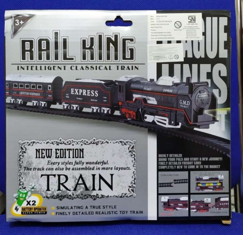Promo MAINAN KERETA API RAIL KING CLASSICAL TRAIN Diskon 5% di Seller ...